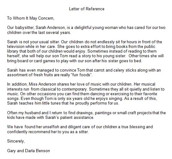 22 Free Character Reference Letters For A Friend Examples Best