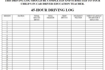 32+ Free Printable Driver Log Book Templates (Excel / Word) - Best ...