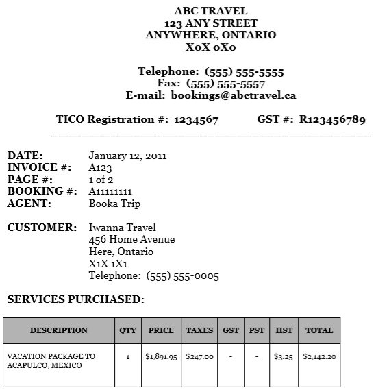 17 Free Travel Agency Invoice Templates Forms Excel Word PDF 