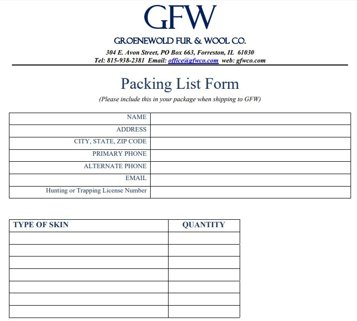 Free Packing List Template 31 Best Documents Excel Word PDF 