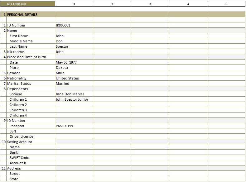 Access Employee Database Template 8 Best Excel Documents Free