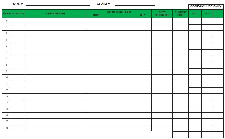 30 Free Inventory List Templates Home Moving Office Best Collections 30 Free Inventory List Templates Home Moving Office Best Collections