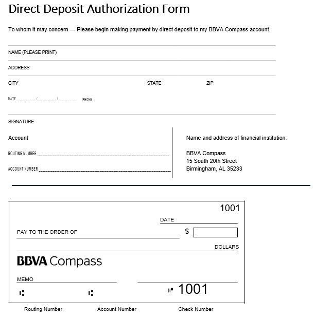 Free Printable Direct Deposit Authorization Form Word Examples Best 
