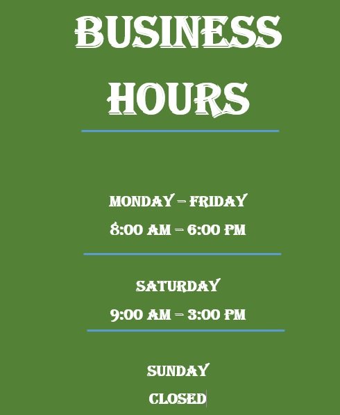 25 Free Business Hours Templates MS Word Best Collections