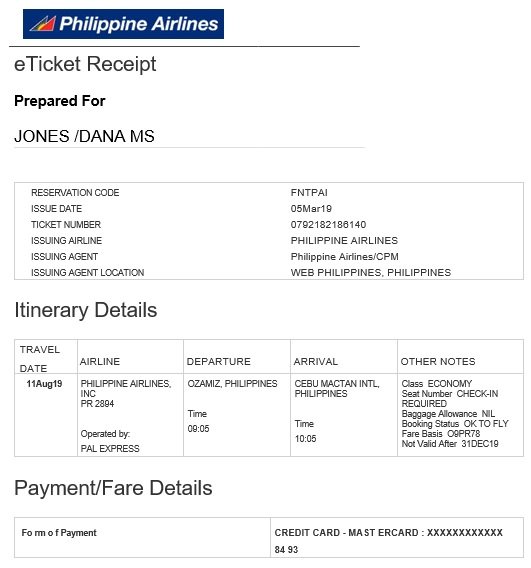 Real Fake Plane Ticket Templates MS Word Best Collections