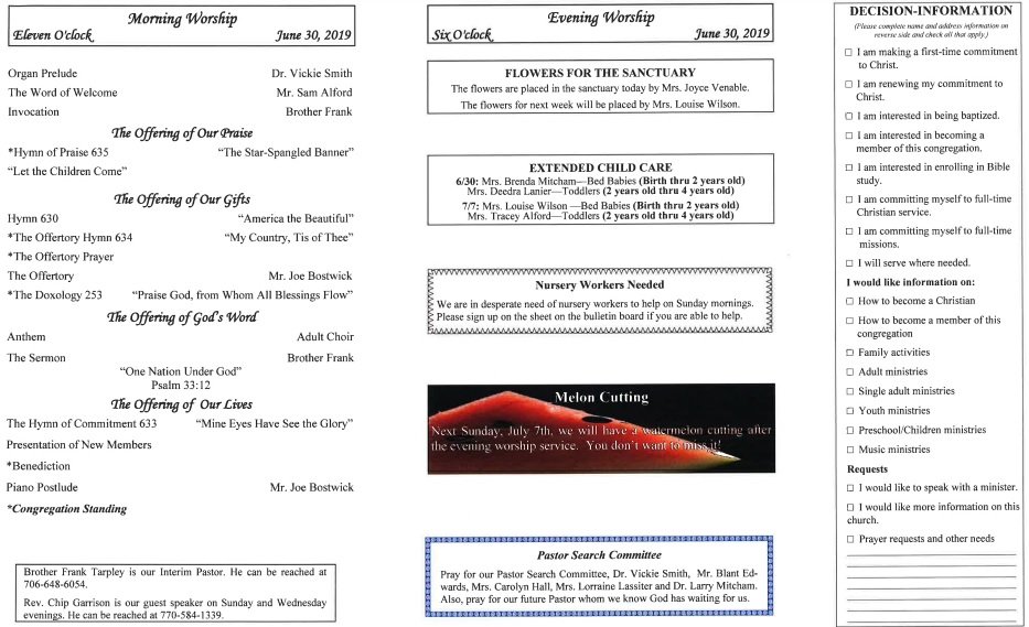 20 Free Church Bulletin Templates Word PDF Best Collections