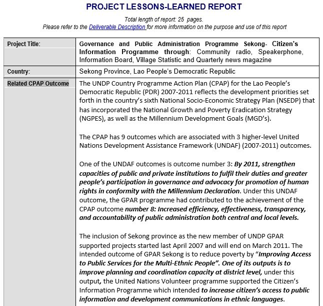 Free Lessons Learned Templates For Project Management Excel Word 