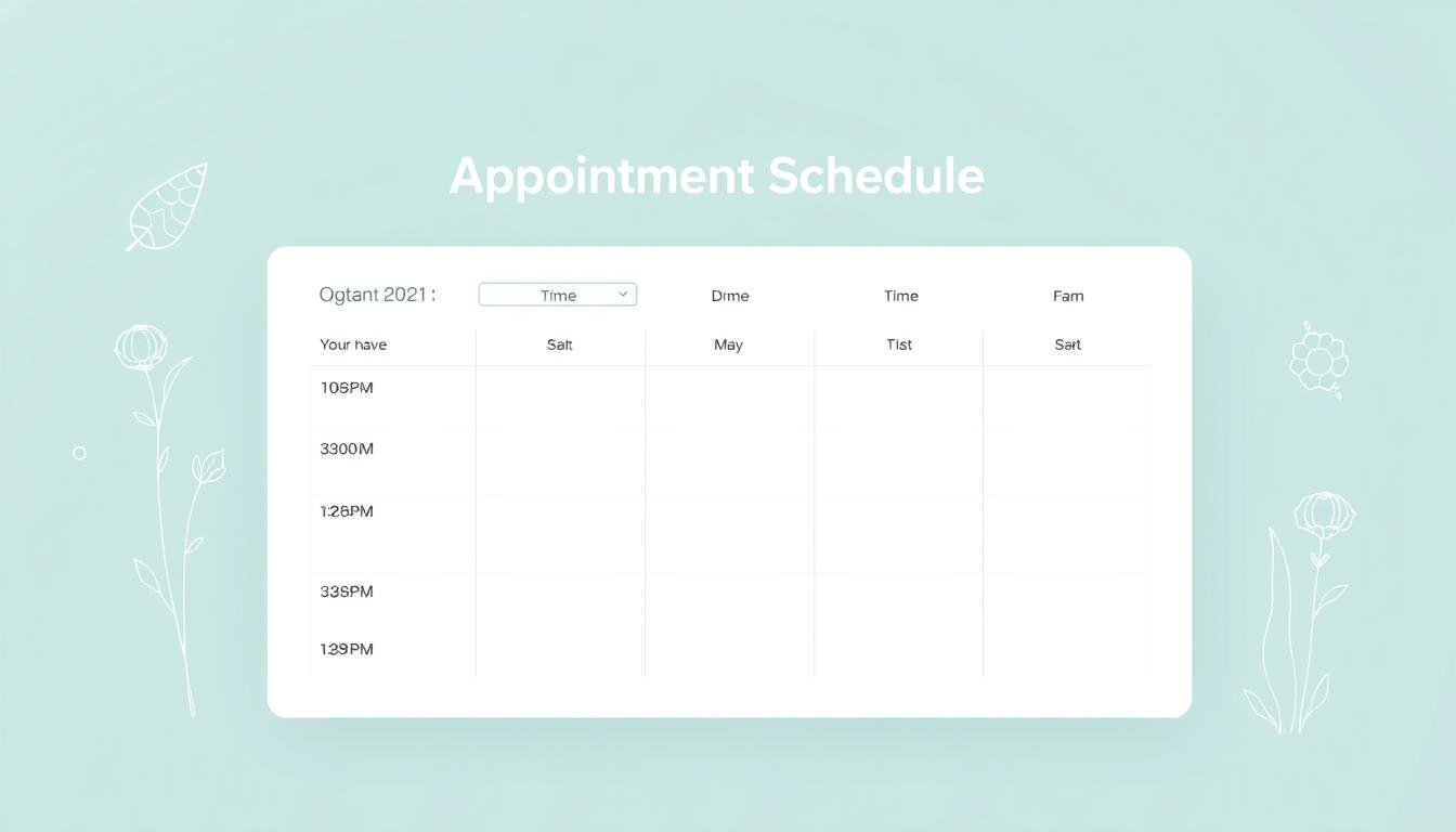 Easy Appointment Schedule Template for Efficient Time Management - Best ...