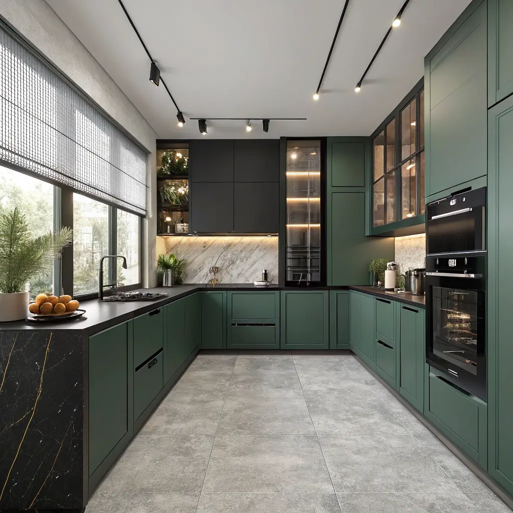 15 Cozy Forest Green Kitchen Ideas and Inviting Spaces