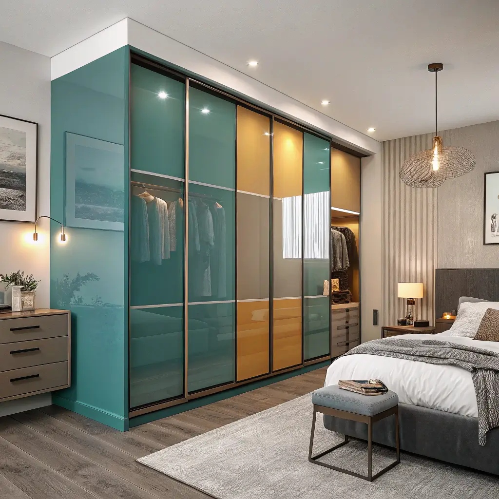 10 Beautiful Glass Wardrobe Design Ideas for Stylish Interiors