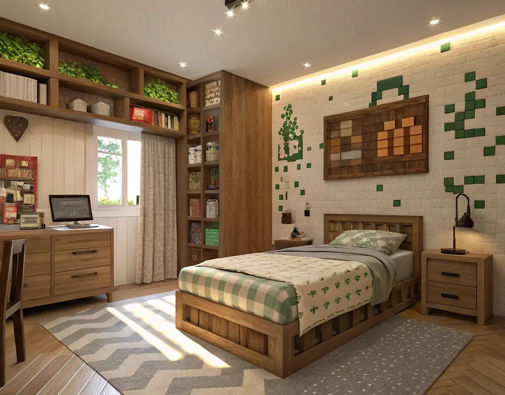10 Adventure-Themed Minecraft Bedroom Decor Ideas for Fans