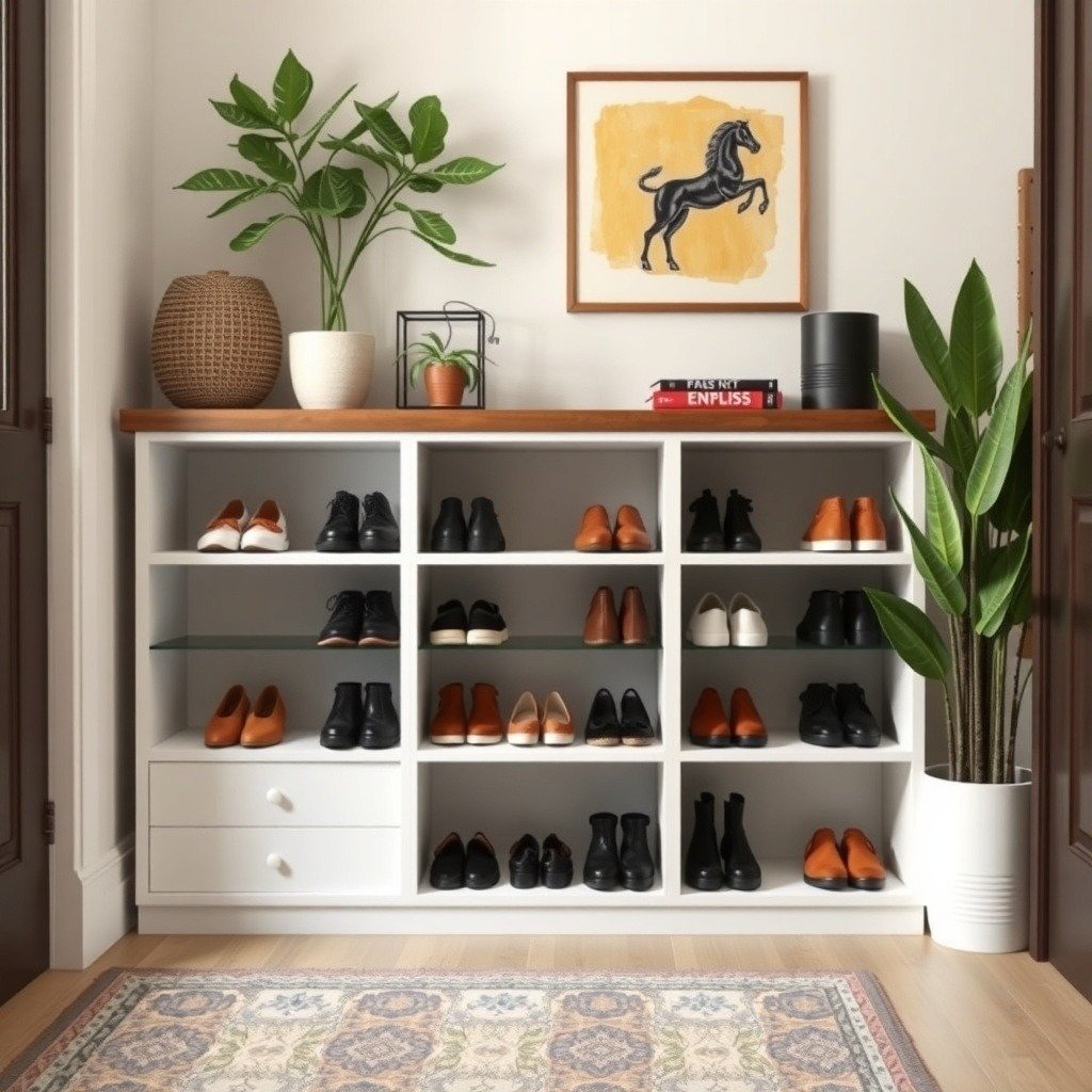 12 Stylish Entryway Decor Ideas with Shoe Storage Solutions